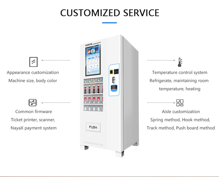 Yunyin Qr Code Payment Intelligent Vending Machine With Wifi - Buy ...