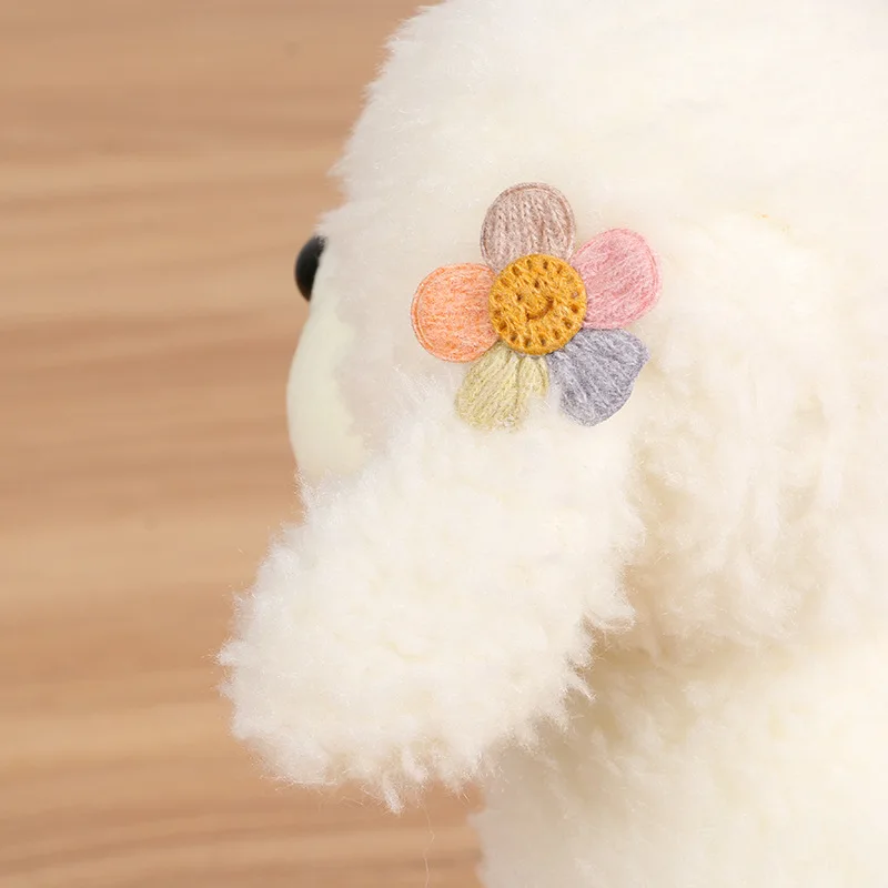 Cute Simulation Poodle Dog Stuffed Plush Toy Soft Teddy Dog Dolls Puppy ...