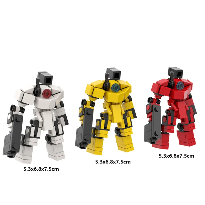 Moc Ideas Mini Mech Robots Mecha Model Moc Set Building Blocks Kits ...