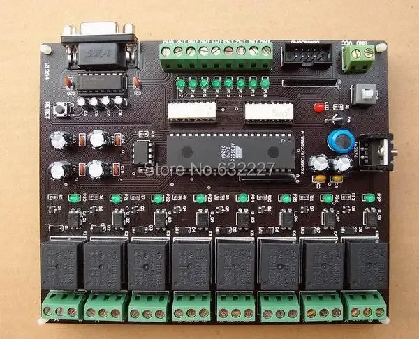 Eight 24-volt Control Relay Industrial Control Panels With Power ...
