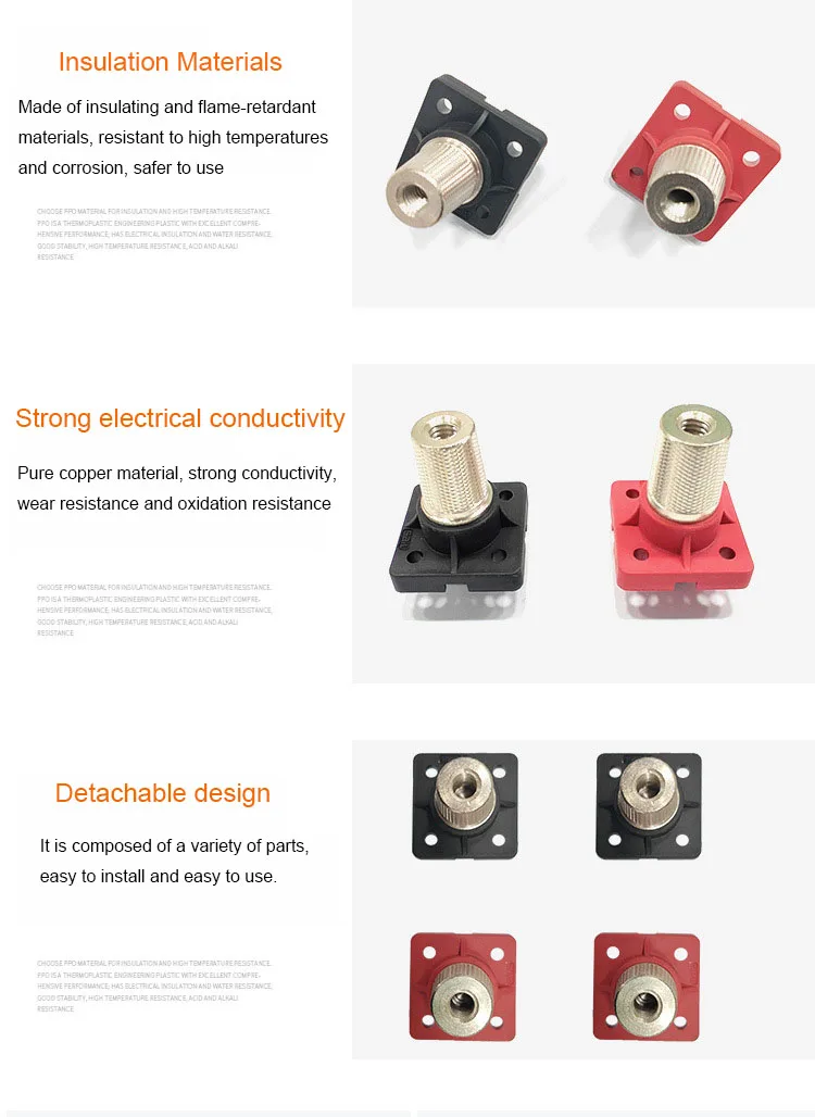 200a Dc Ip67 Energy Storage Terminal Transmission Pass-through Terminal ...
