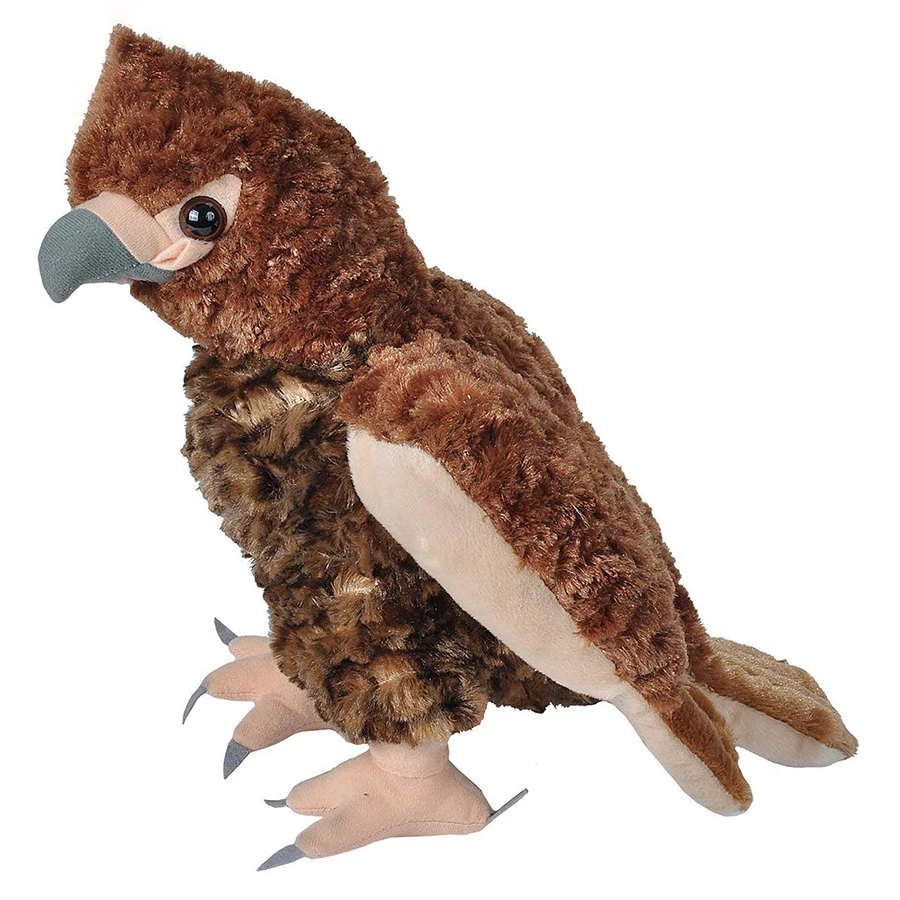 Vivid Red Tailed Hawk Plush Stuffed Animal Toy Kids Gifts Fluffy Plush ...