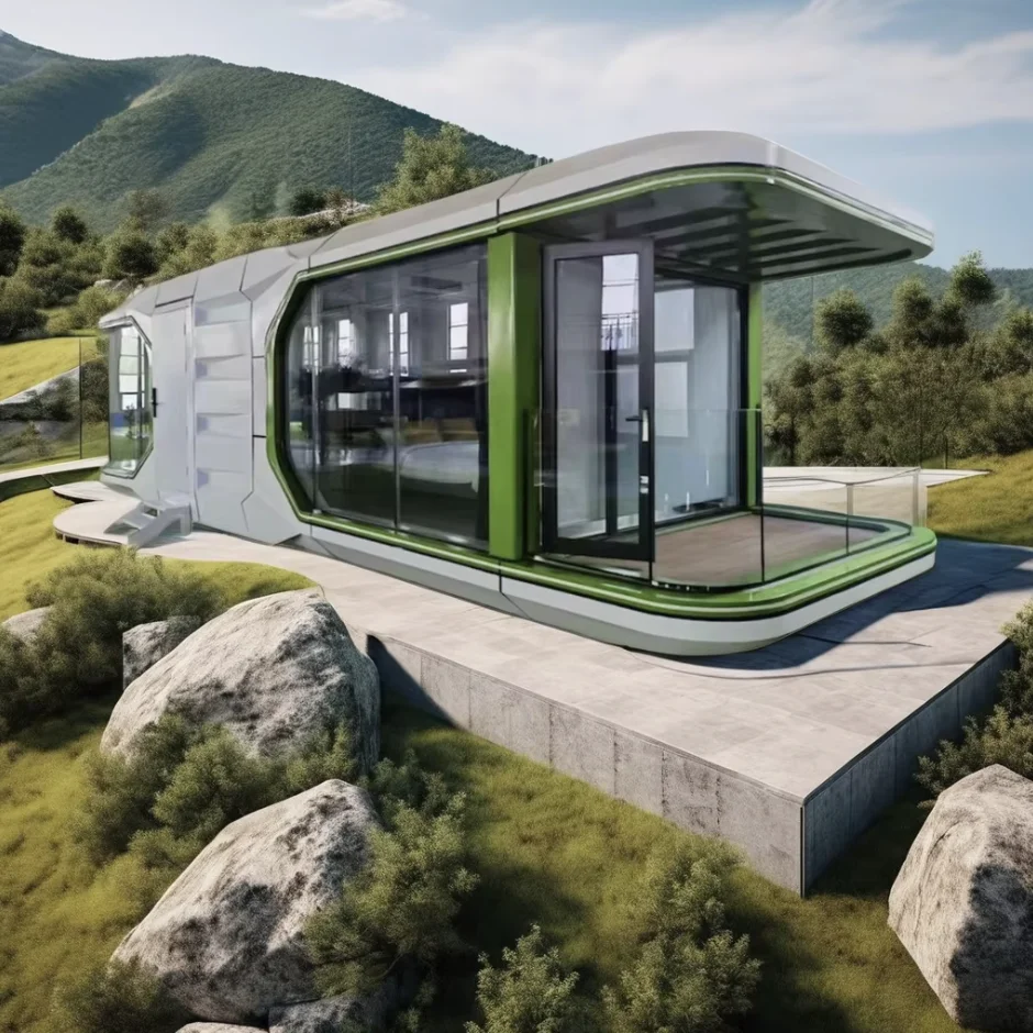 Factory OEM Modular Prefab Airship Prefabricated Luxury Showroom ...