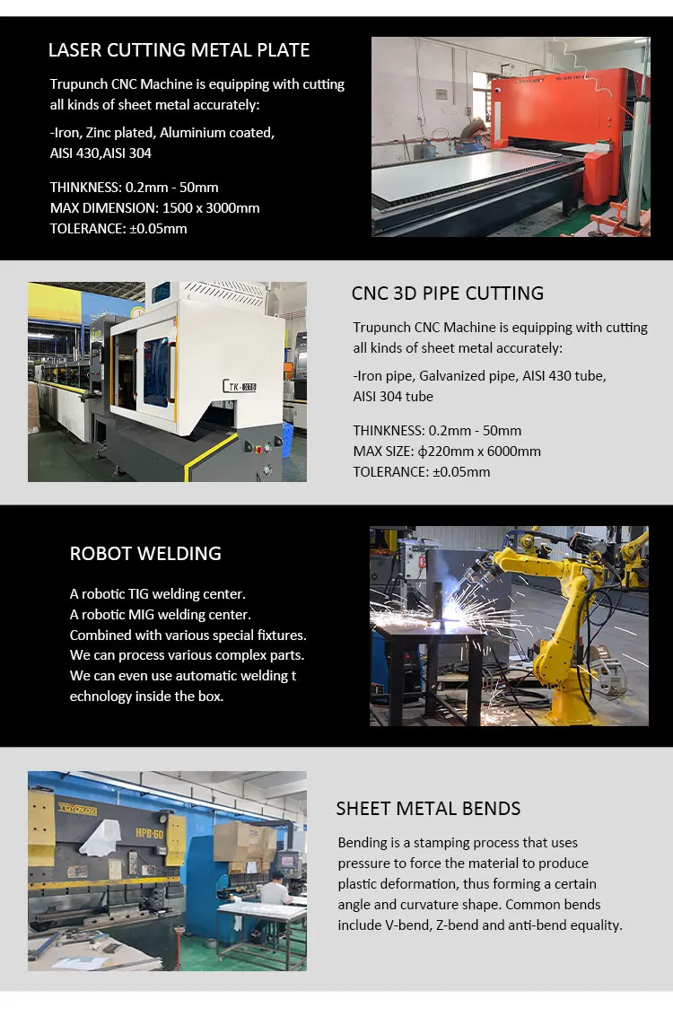 Precision Custom Metal Tube Bending Welding Deep Drawing Stamping Parts Laser Cutting Services ...