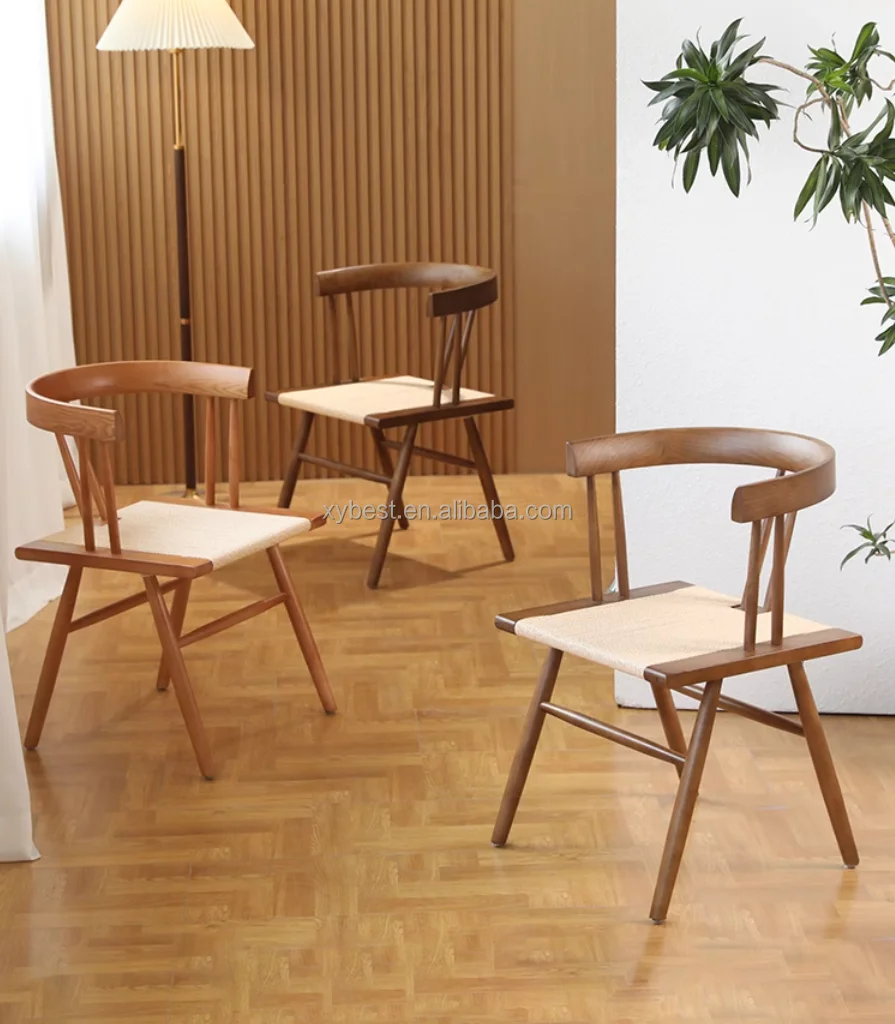 Xy Best Nakajima George Wind Chair Solid Wood Rope Long Sitting Back ...