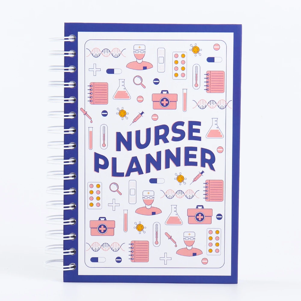 Custom 2024 Logo Printing Luxury School Journal Notebook Spiral Daily ...