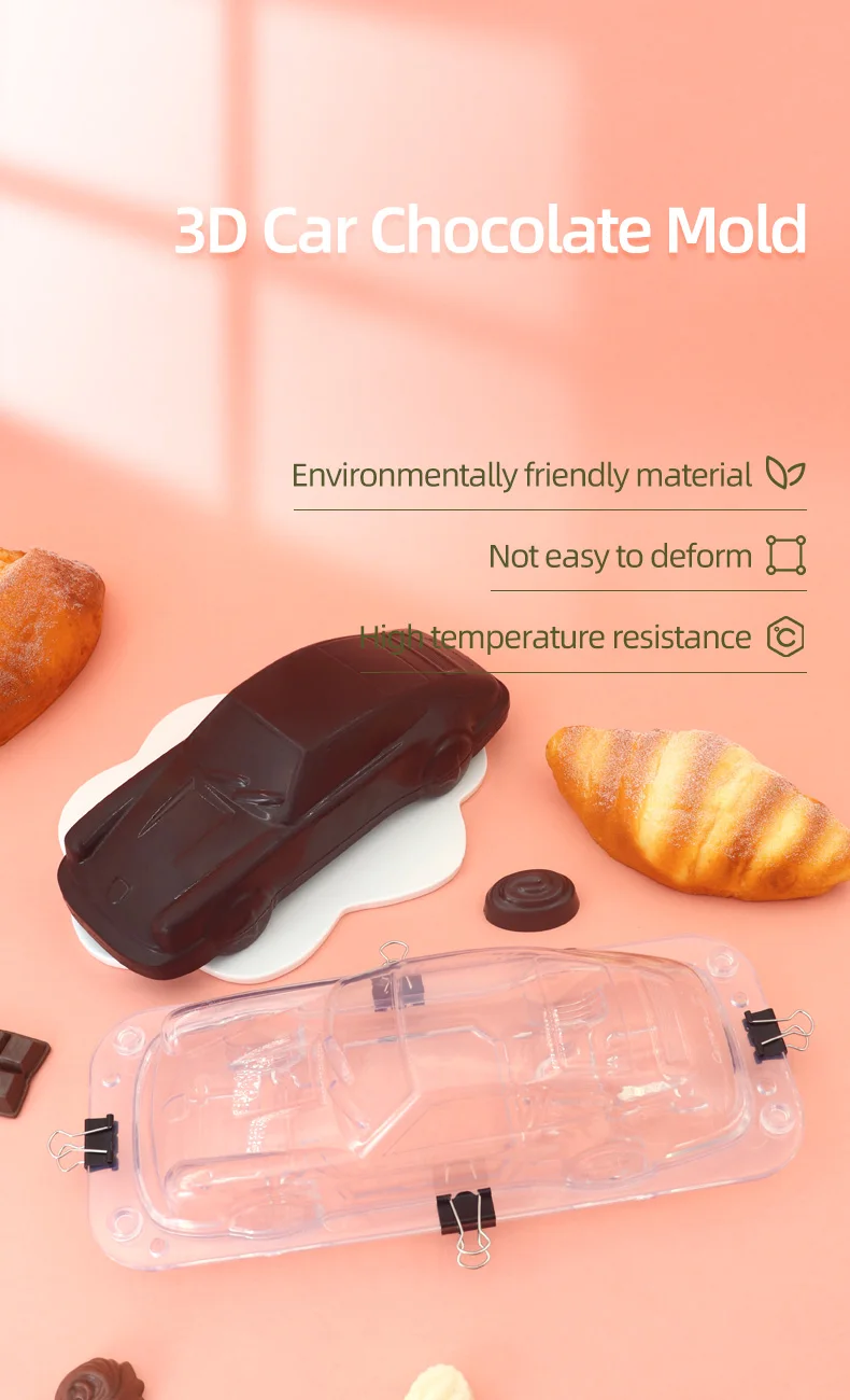 Hot Selling 3d Car Chocolate Mold Baking Tool Sedan Car Moulding ...