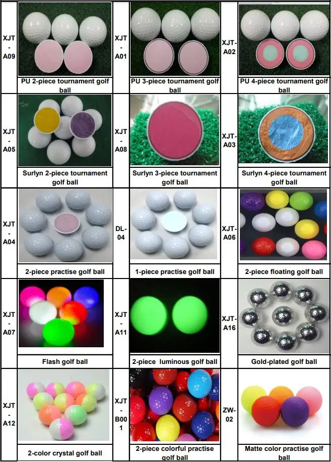 Customize Logo Golf Ball - 2, 3, 4 Piece OEM USGA Urethane