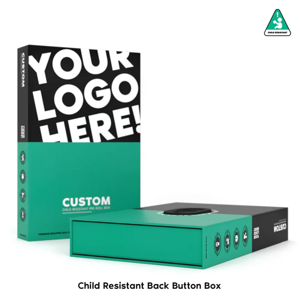 Custom Preroll Packaging Keep Safe With Child Proof Package And Lighter ...