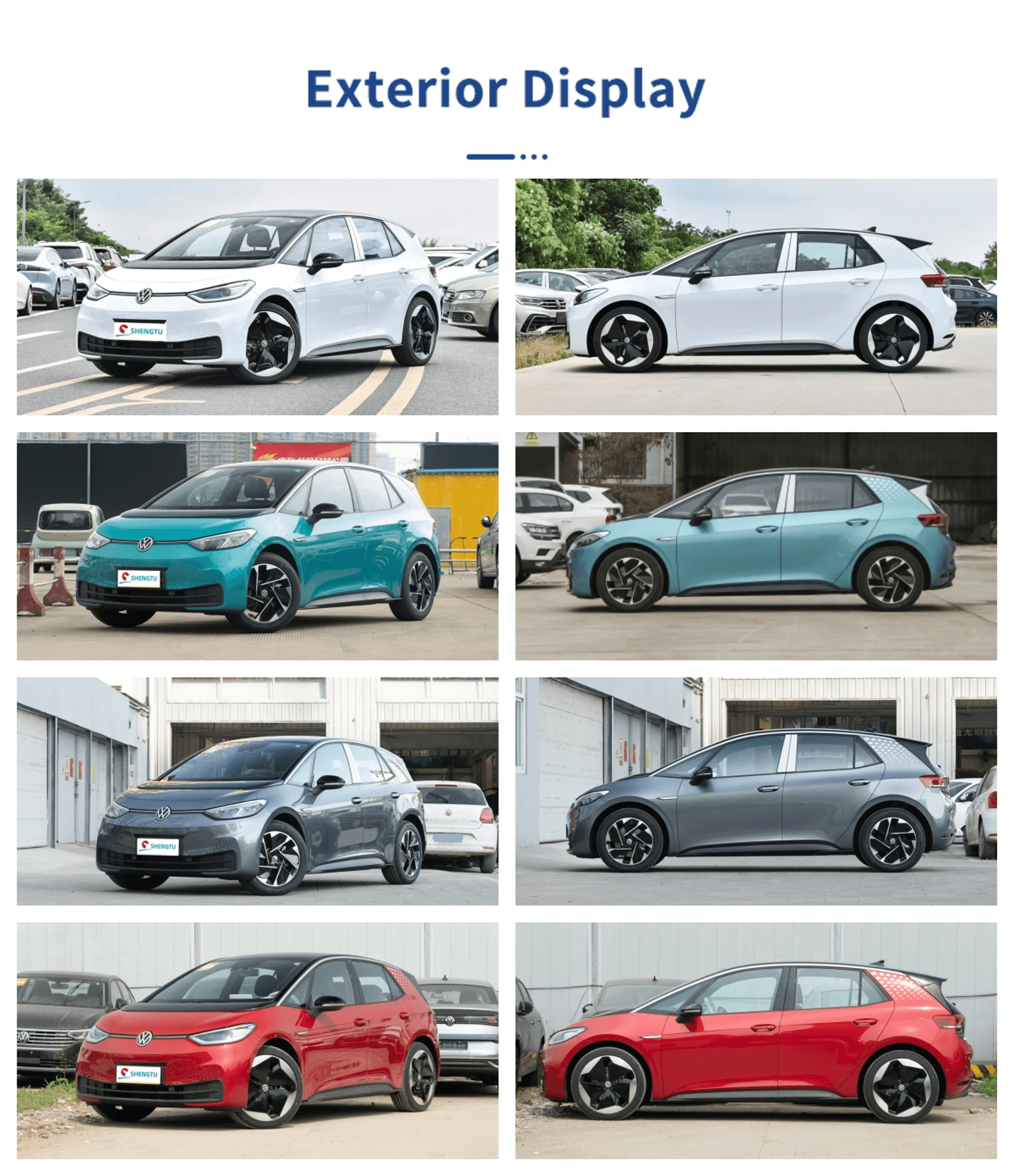 Cheap Ev Car Volkswagen Id3 5-door 5-seater Hatchback 450km Long Range ...