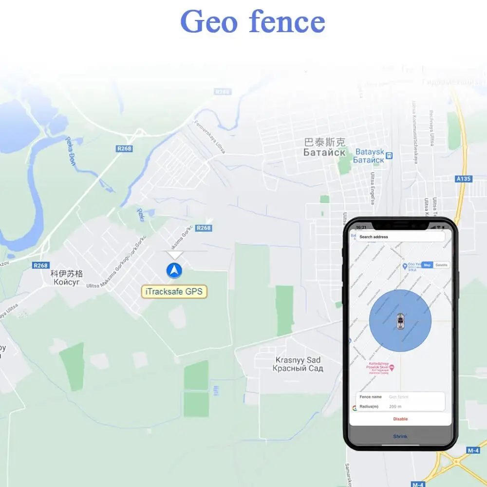 Vibration Alarm Geofence Cut Off Power 4G Vehicle GPS Tracker Device ...