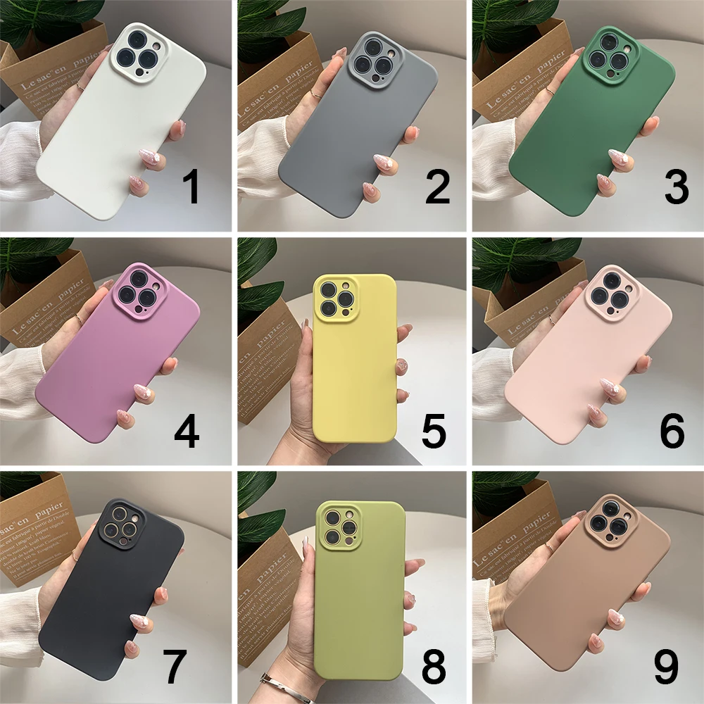 Luxury Liquid Silicone Case For Iphone 15 14 13 12 Shockproof Tpu ...