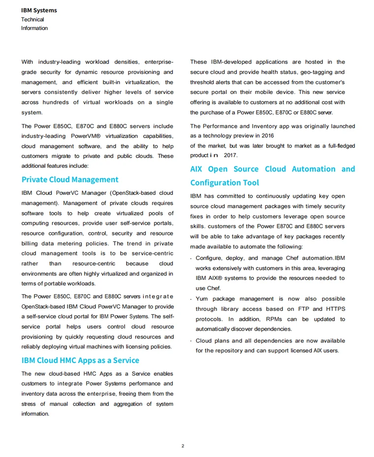 Ibm Power Systems Power8 C Series,E850c E870c E880c,Power 9080-mhe 9080 ...