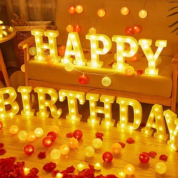 Led Decorative Lights,Romantic Surprise Letter Shape Lights,Used For ...
