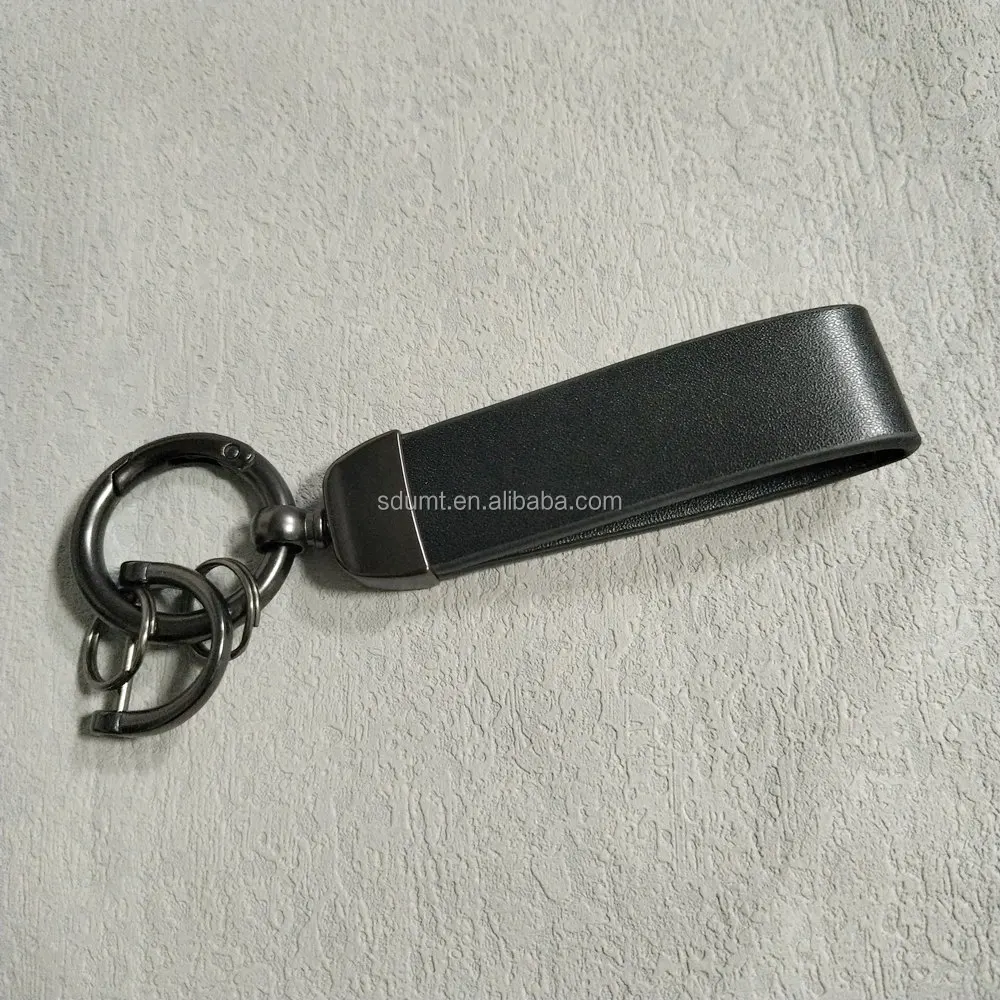 High-end Fashion Simple Car Key Chain Pendant Leather Key Chain Metal ...