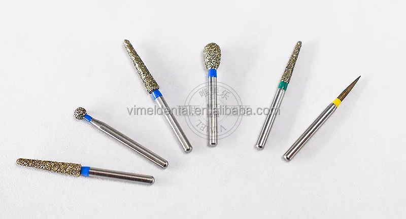 Complete Models 10pcs/box Dental FG Diamond Burs Kit Double-layer Sand ...