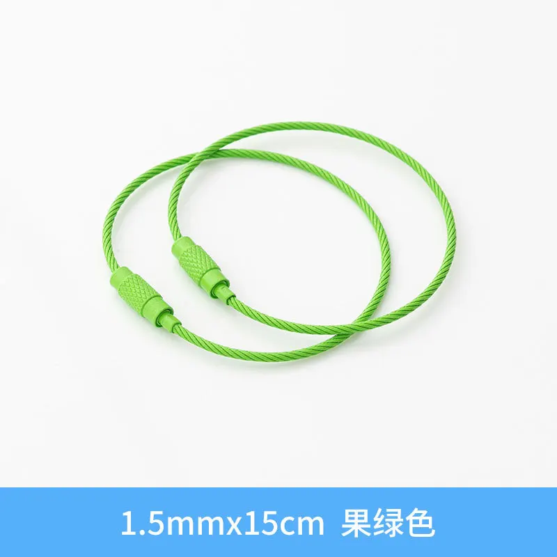 Stainless Steel Wire Holder Loops - Durable Key Chains