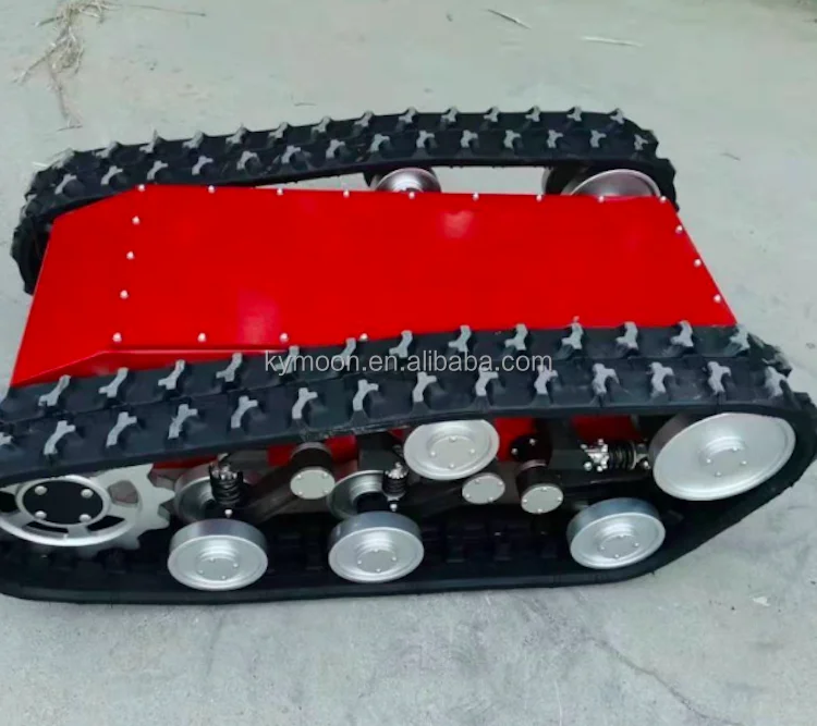 Customized Rubber Tracked Chassis Crawler Skid Steer Undercarriage With ...