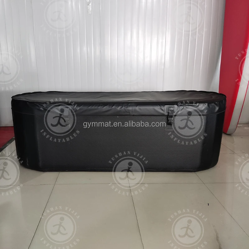 Inflatable Drop Stitch Cold Plunge Tub Ice Bath with Chiller