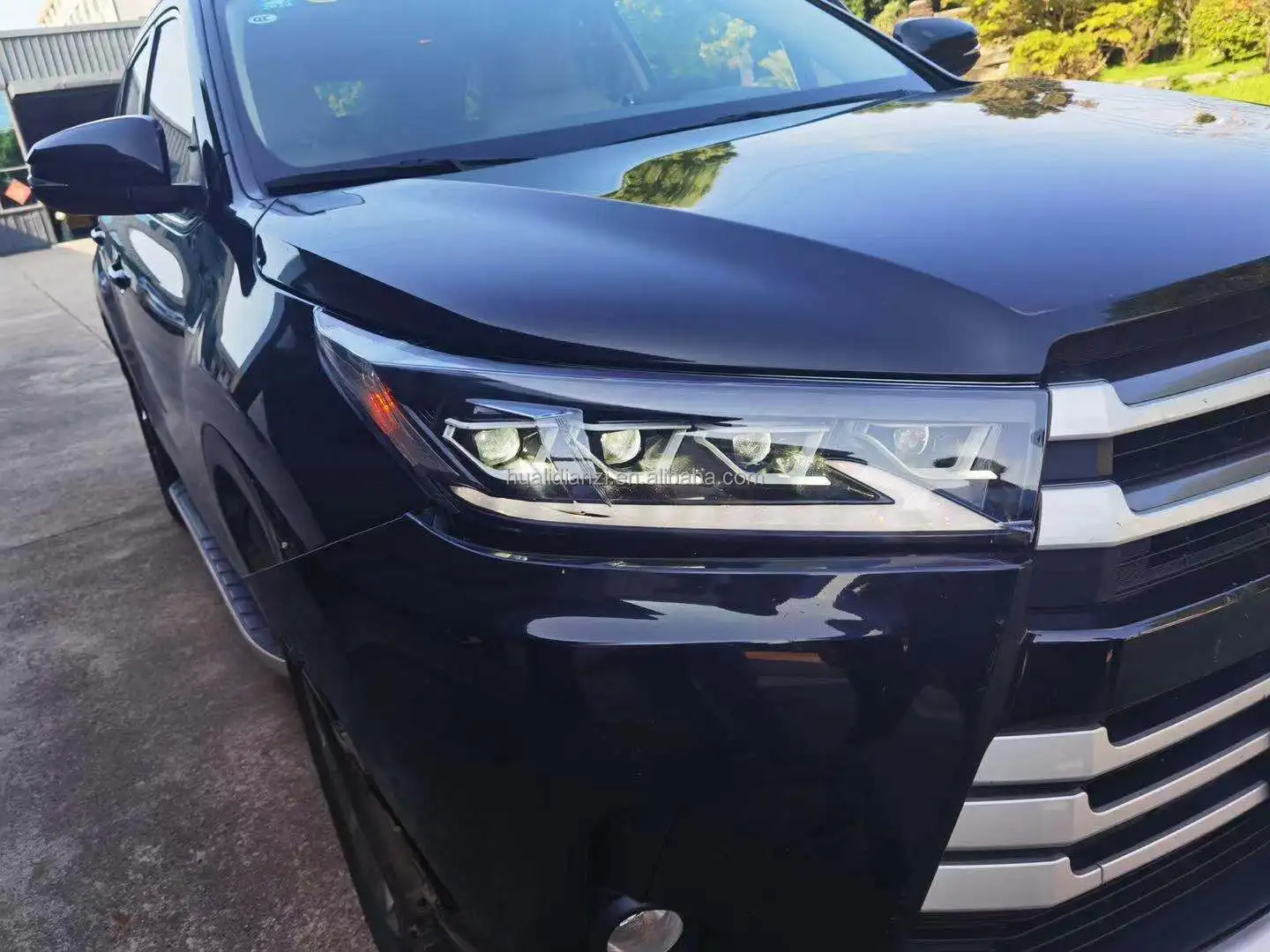 Upgrade Led Matrix Headlamp Headlight With Dynamic For Toyota ...