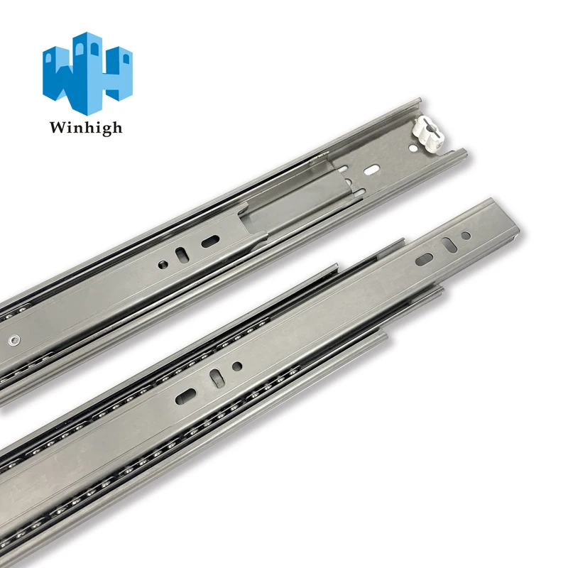 45mm Stainless Steel Drawer Slider Cabinet Telescopic Channel Heavy ...