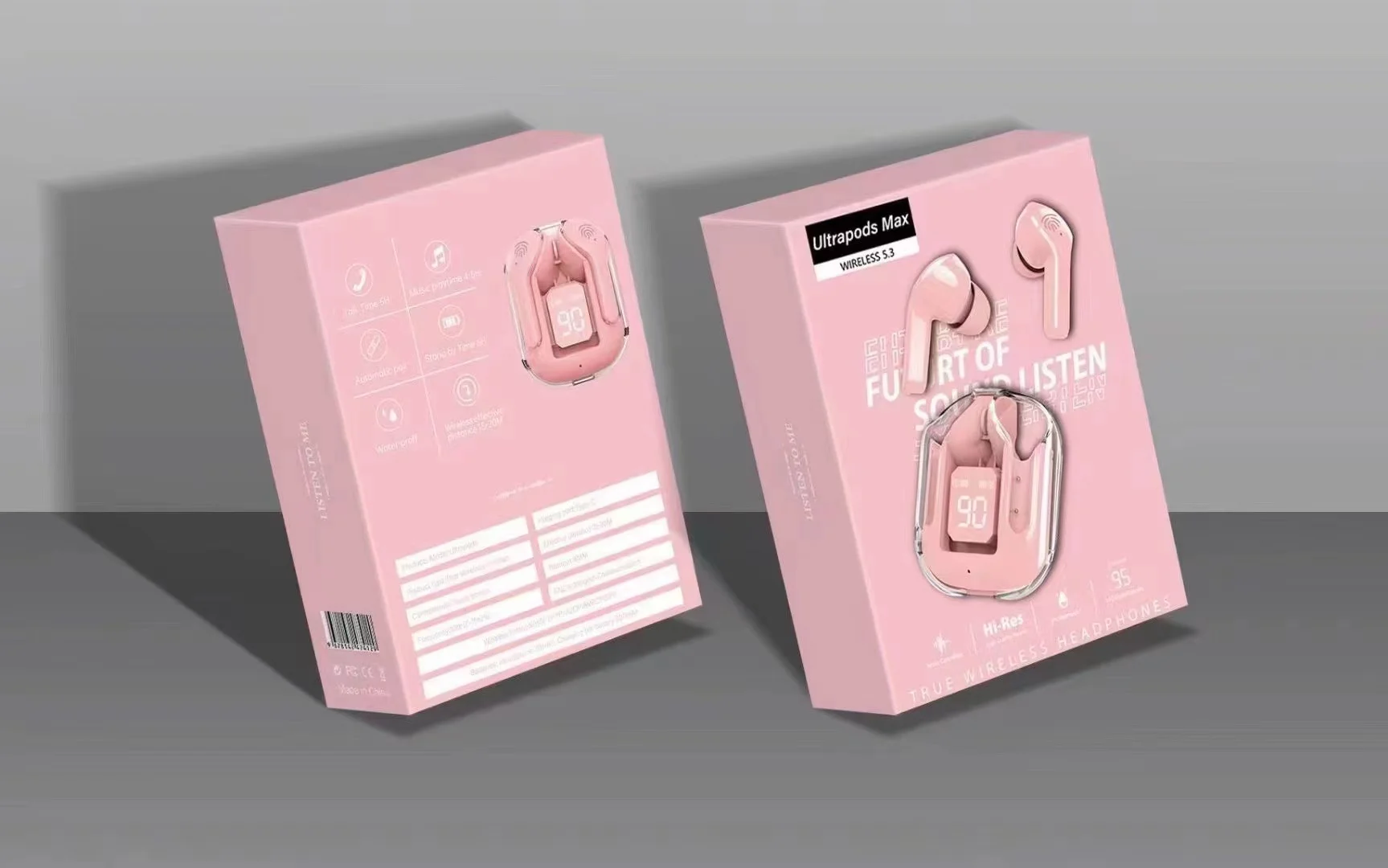 Tws Air31 Uitrapods Crystal Portable Bt Led Display Mini Wireless ...