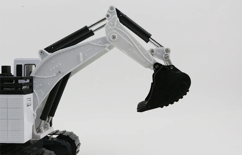 1/87 Mini Backhoe Excavator Diecast Toys Alloy Truck Model Construction ...