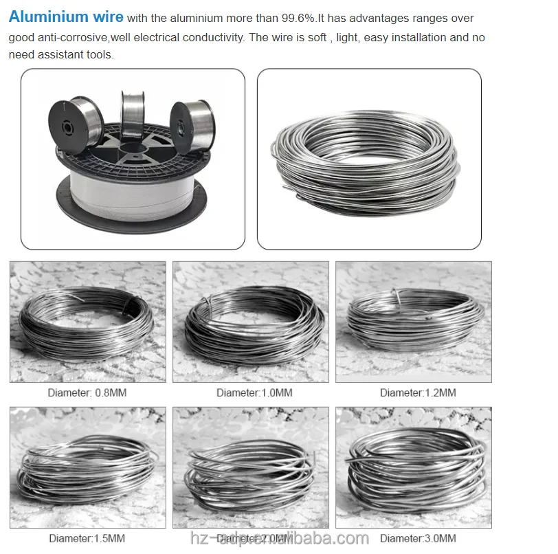 Aluminium Magnesium Wire Pure Al Wire Aluminum Alloy Steel Wire For ...