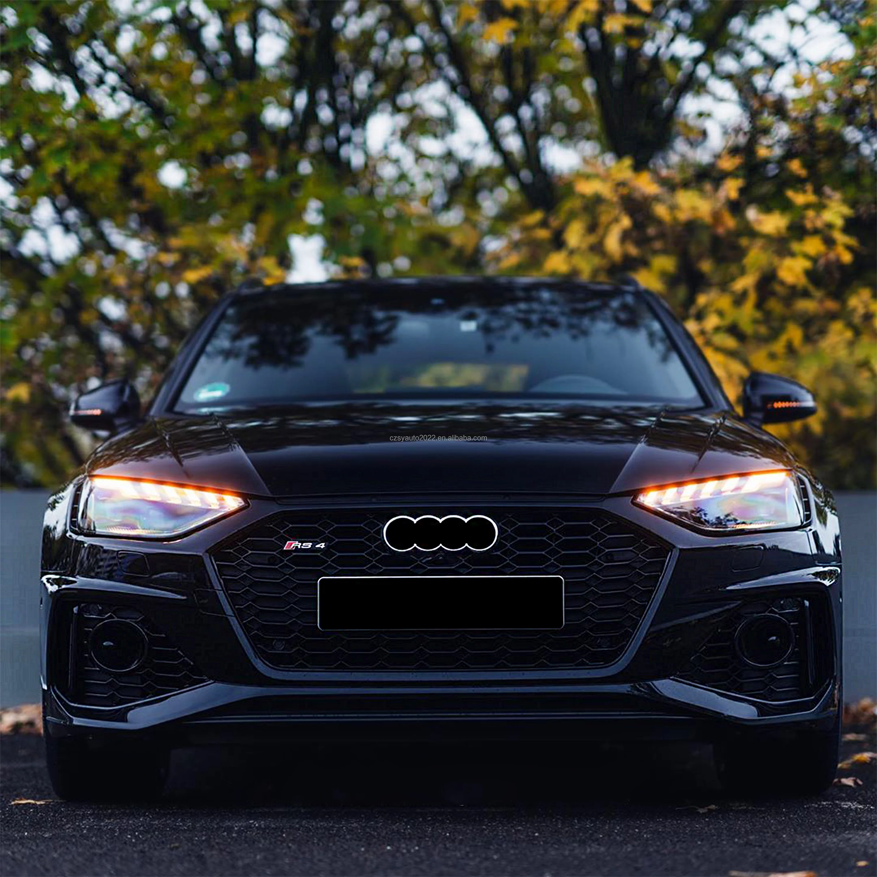 New Body Kit with Front Bumper Assembly Rear Lip Exhaust Pipe Side ...
