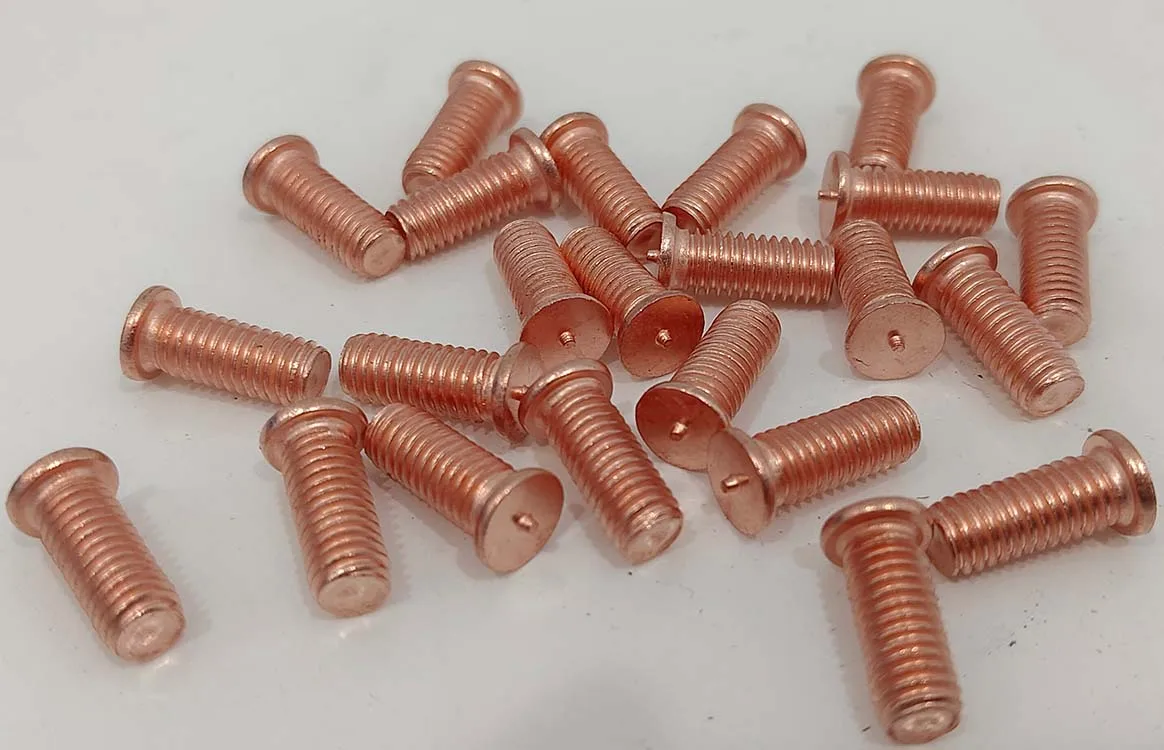 Custom Weld Nut Weld Screw Stainless Steel Copper Plated Cd Flanged ...