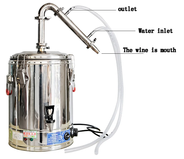 25L Electric Alcohol Distiller Strawberry Brandy Distiller Rum-making ...