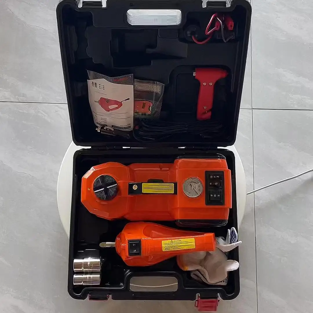 12v 5 Ton Outdoor Electric Car Jacks Kit Hydraulic Floor Lift Jack With ...