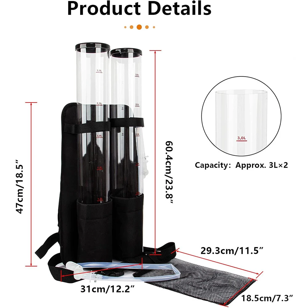 Portable Double Backpack Beer Dispenser for Outdoor Parties