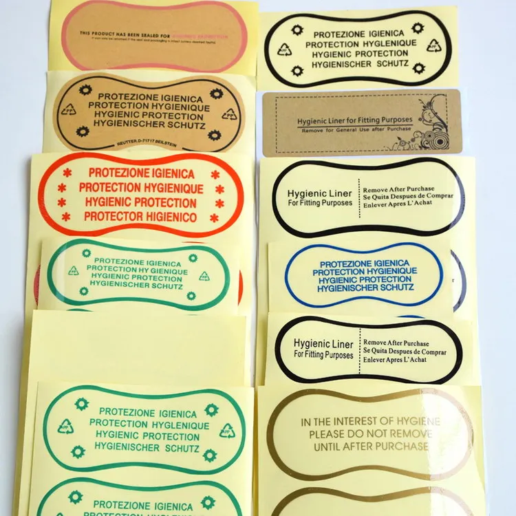 Eco Friendly Biodegradable Non Woven Bikini Hygiene Stickers