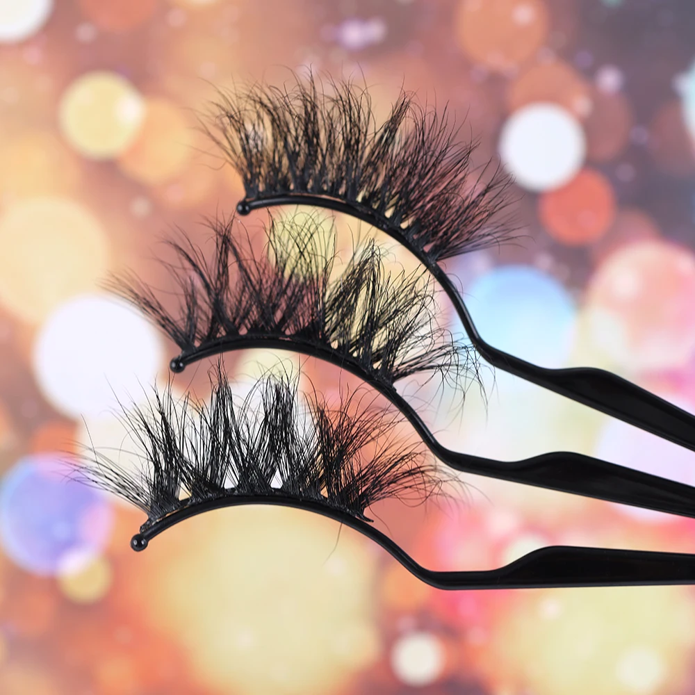 Natural Eyelashes Wholesale 5d Fluffy Full Strip Faux Mink Eyelashes ...