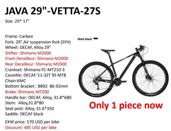 JAVA Road Bikes - Lightweight, High-Performance Cycling