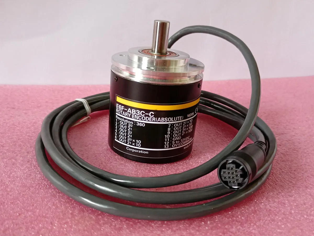 Om-ron E6F-AB3C-C Encoder - 360 PPR, 10-Bit, 2m Cable