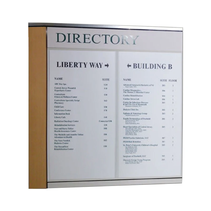 Extruded Aluminum Directional Wayfinding Signage Interior Sign - Buy ...