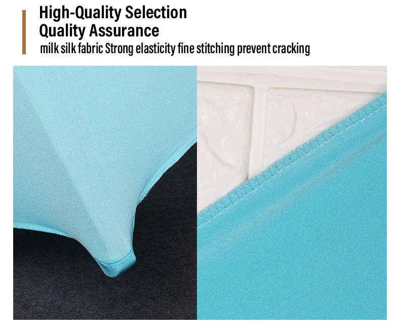 Custom Logo White Hotel One Piece Chair Cover Banquet Milk Silk Wrap ...