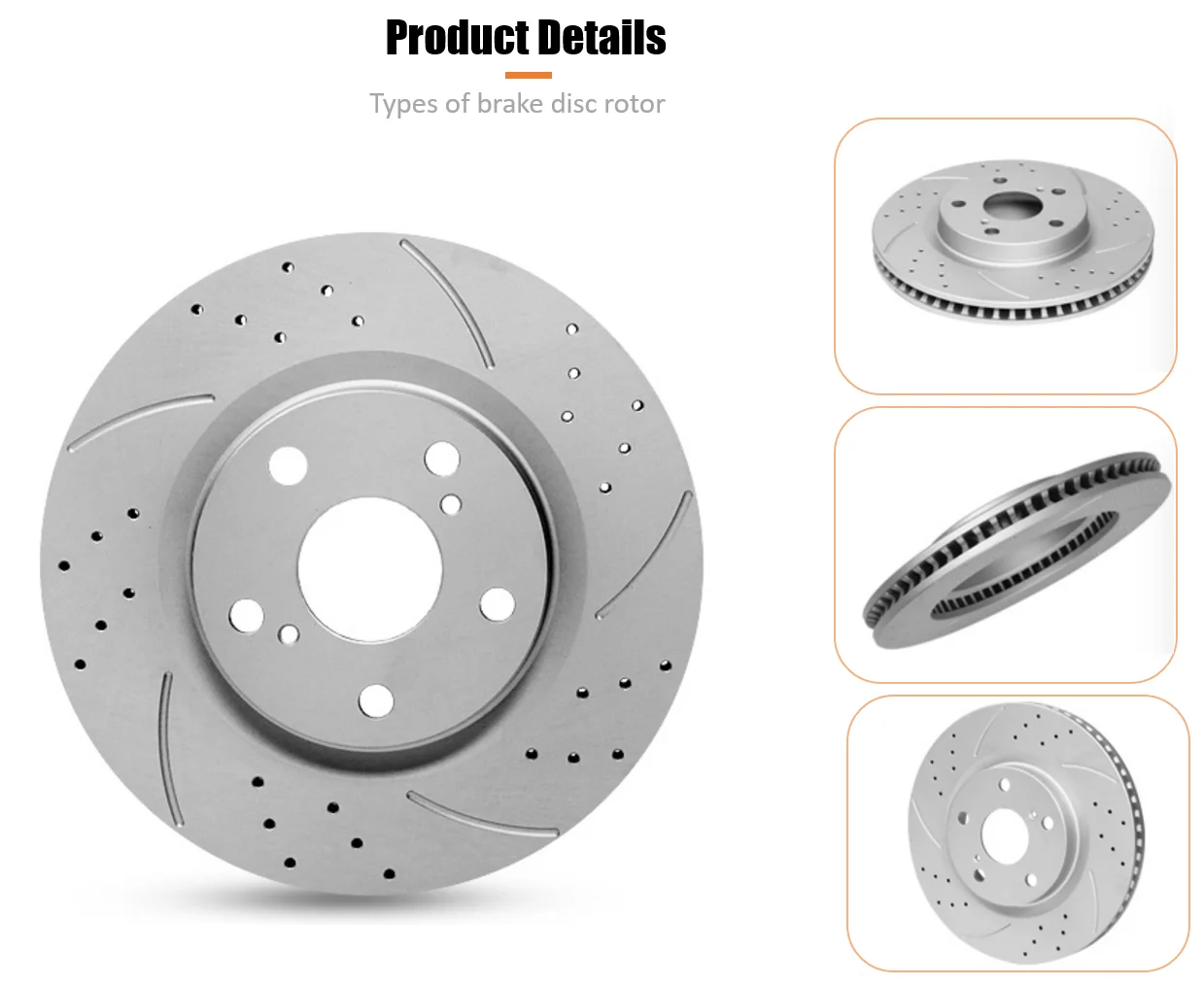 OE 670030935 Purple Brake Rotors for Maserati Gran Turismo 6 Disc