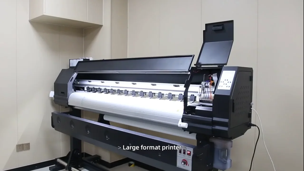 1800cm Size Eco Solvent Printer Xp600 Industrial Inkjet Printer Machine ...