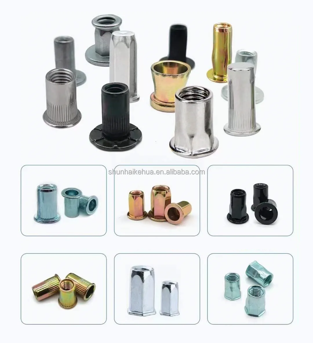 M6 Stainless Steel Knurled Rivet Nut 304 - Durable & Versatile