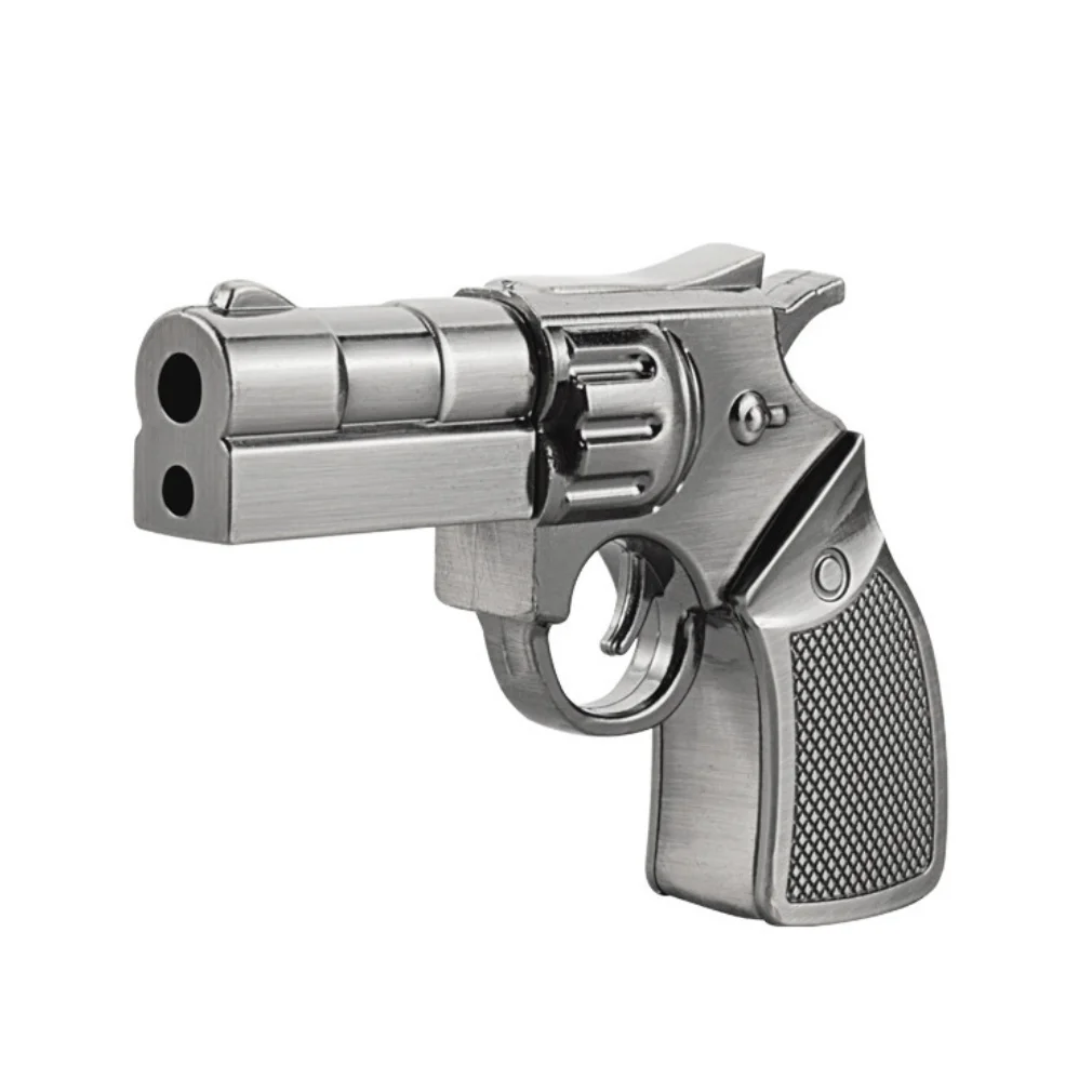 Metal Copper Gun Shape USB Flash Drive - 4GB to 16GB
