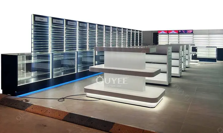 Custom Tobacco Counter Retail Display Cabinets Display Counters ...