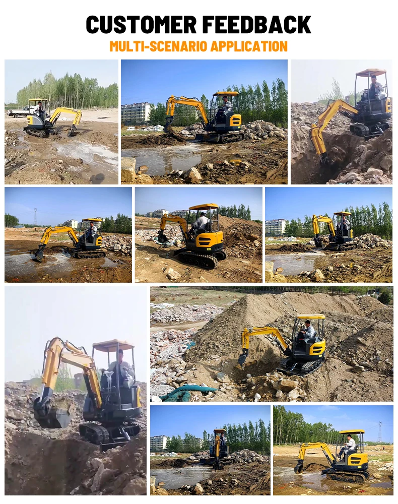 New 1.5ton Operating Weight Mini Digger Excav Mini Crawler Excavator 1 ...