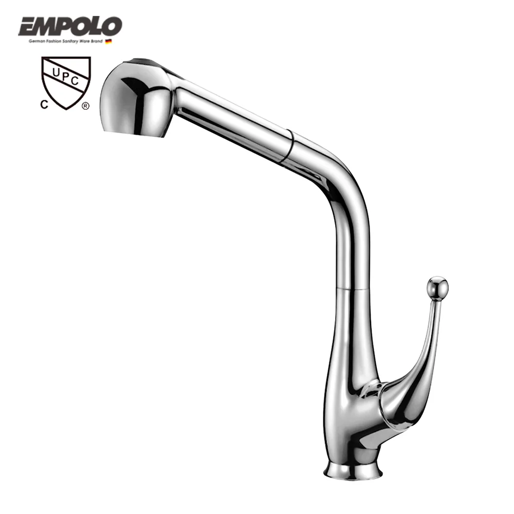 Japan Brass All In One Kitchen Sink With Pull Out Faucet Waterfall ...