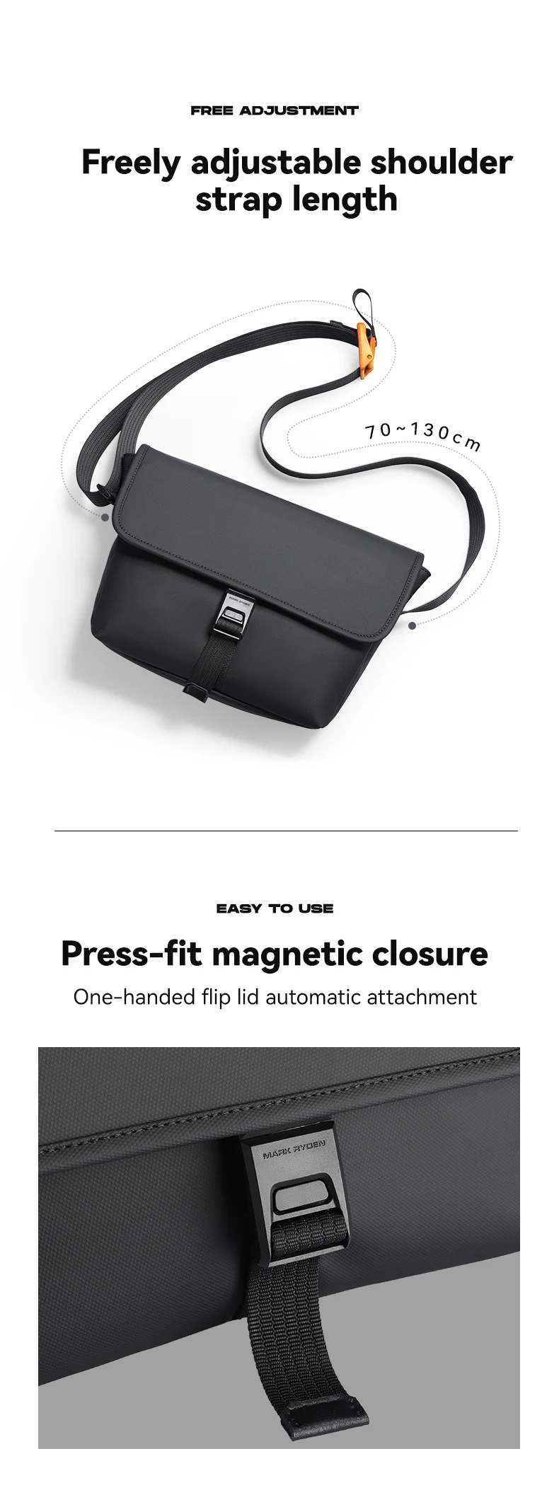 Mark Ryden Customized Logo High Volume Men's Crossbody Bags