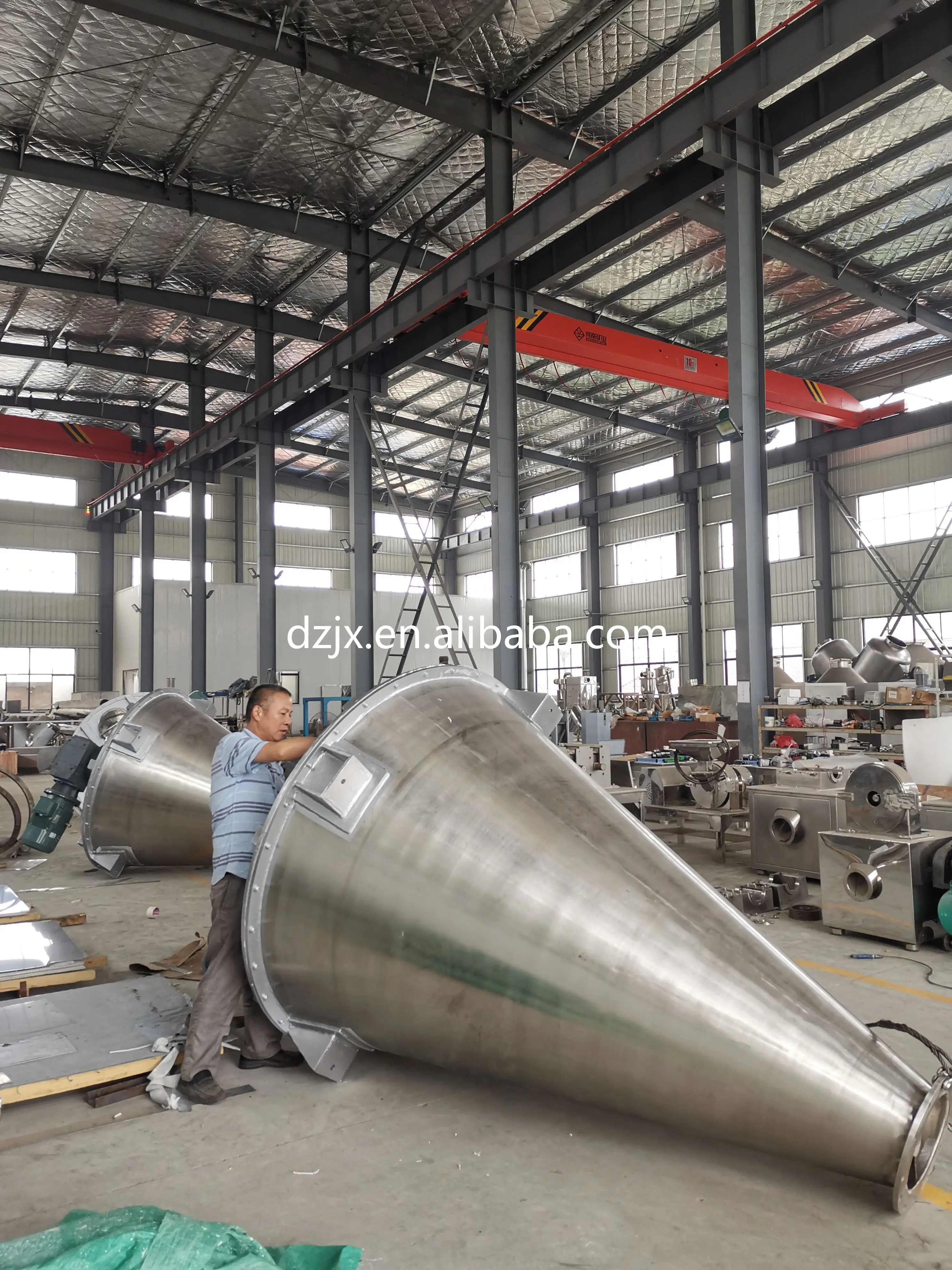 DZJX China Machinery Double Cone Powder Mixer - Efficient & Durable