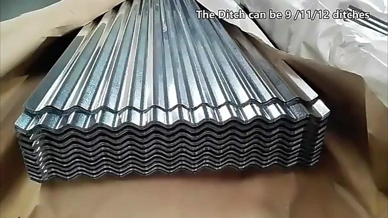 4x8 Corrugated Galvanized Roofing Sheet Plate Dx51d Dx52d Dx53d ...