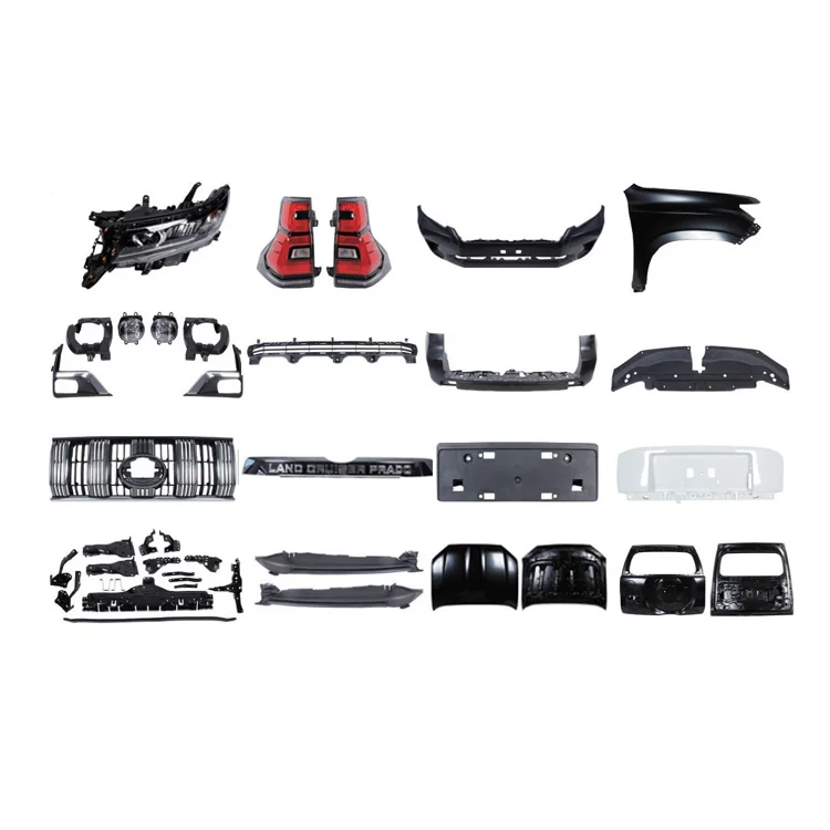 Front Body Kits For Toyota Prado 10-17 Upgrade 18 - Buy For Toyota ...